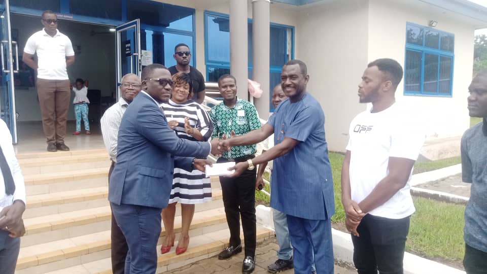 COP Alex Mensah donates to Nerebehi M/A Basic School - The Ghanaian ...
