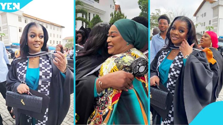 Jackie Appiah, manager graduate with master’s degrees - The Ghanaian ...