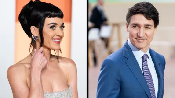 Katy Perry and Justin Trudeau pictured holding hands at Paris event ...
